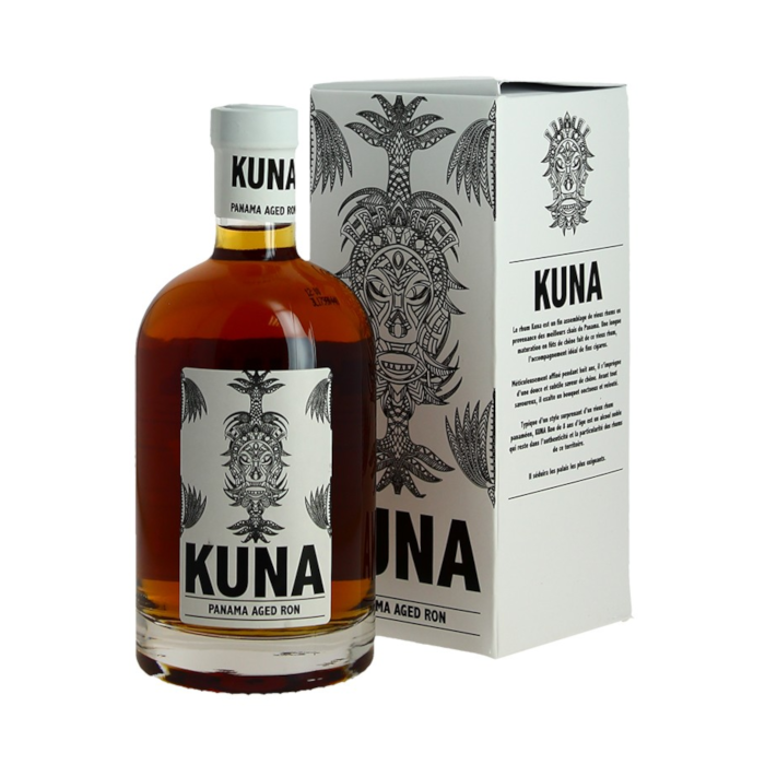 Kuna Panama Aged Ron 40° 70cl - Drinkjullien.be