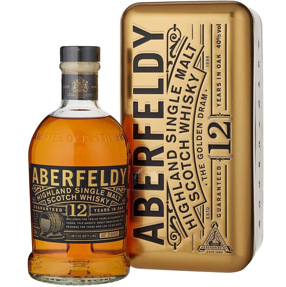 Aberfeldy 12 Ans Coffret Gold 40° 70 Cl - Drinkjullien.be